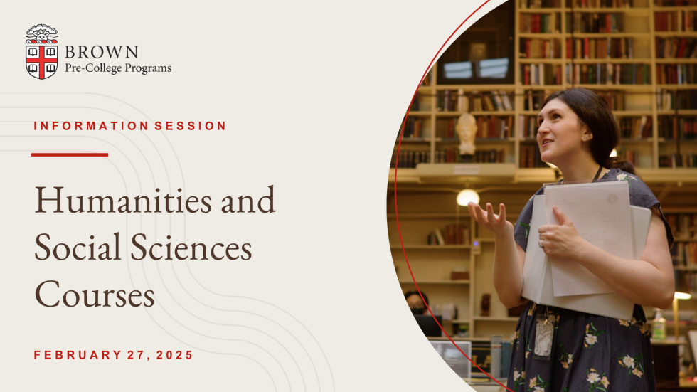 Pre-College Program | Brown University